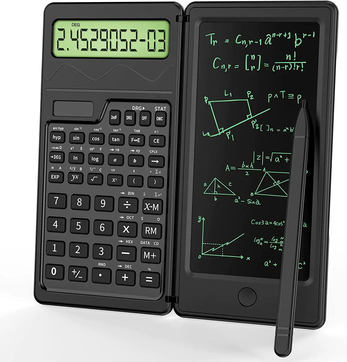 Scientific-Calculators-10-Digit-LCD-Display-Desk-Calculator-with ...