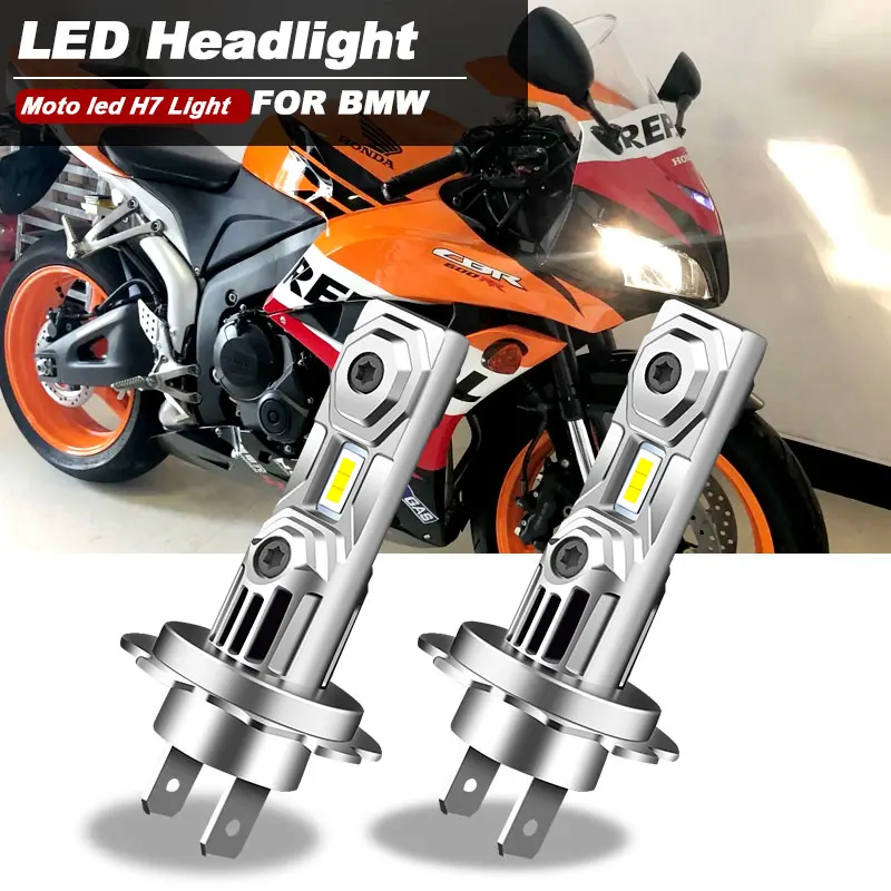Motorcycle-H7-12000lm-Bright-White-CSP-LED-Bulbs-Headlight-For-Honda ...