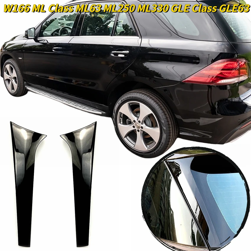 W166-Rear-Window-Splitter-Spoiler-Side-Wing-Cover-Sticker-For-Mercedes ...