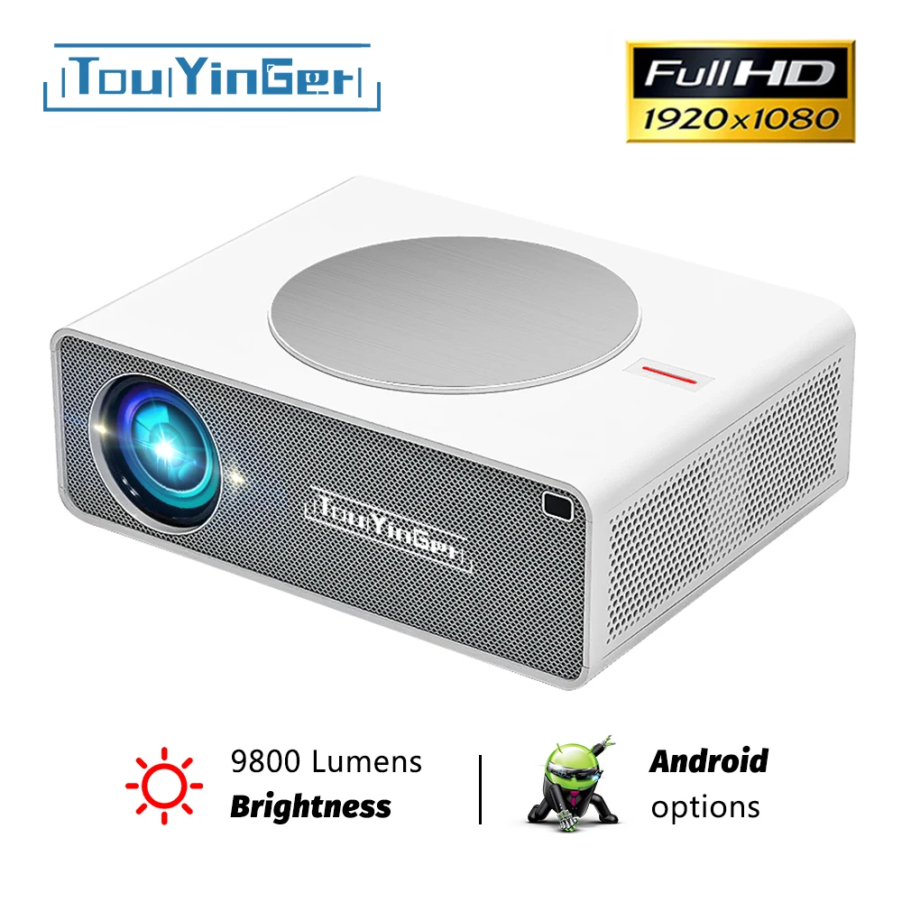 Touyinger Q10 led projetor 4k teléfono inteligente android mini ...