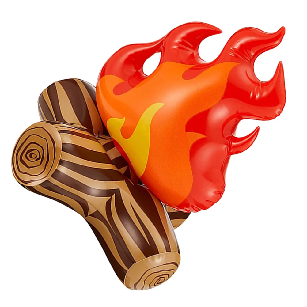 Balloons Inflatable Flame Model Yard Decoration Props Pvc Bonfire ...