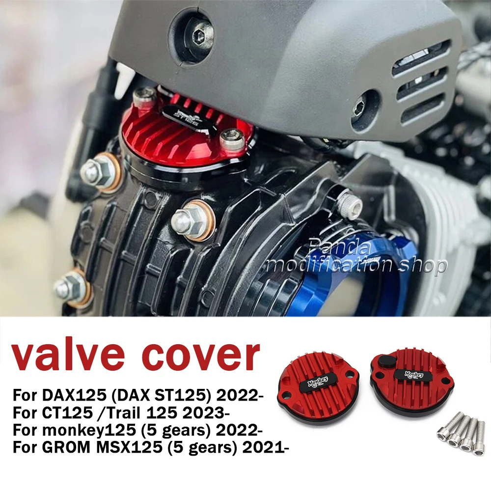 For Honda CT125 MONKEY125 DAX125 GROM MSX125 Aluminum alloy valve cover ...