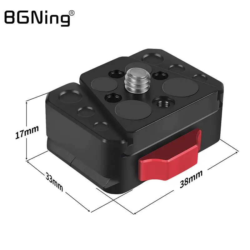Quick Release Mount Plate Board Anti-shake Clamp V Port For Gopro11 For ...