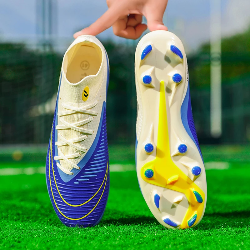 Men FG Football Shoes Ultralight Training Football Field Boots Outdoor ...