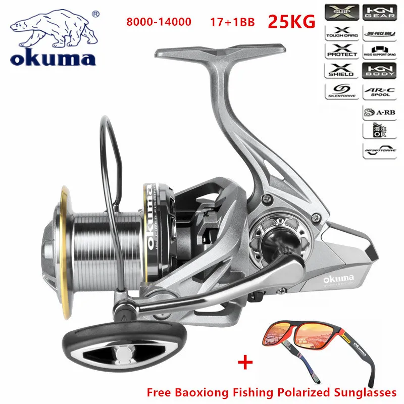 Okuma-All-Metal-Wire-Cup-4-8-1-Large-Object-Rotary-Fishing-Reel-25KG ...