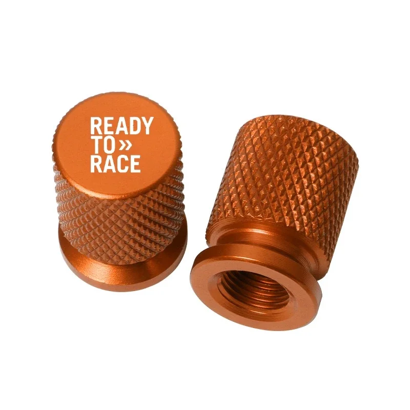 2pcs Tire Valve Caps Wheel Tyre Cover CNC Aluminum Alloy For KTM Ready ...
