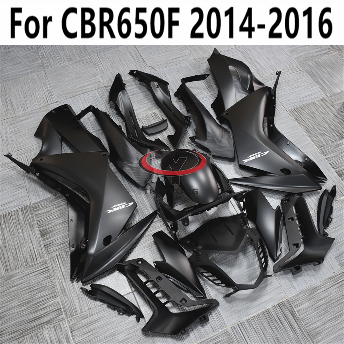 All-matte-black-Motorcycle-Bodywork-Cowling-For-CBR650F-CBR650-CBR-650F ...