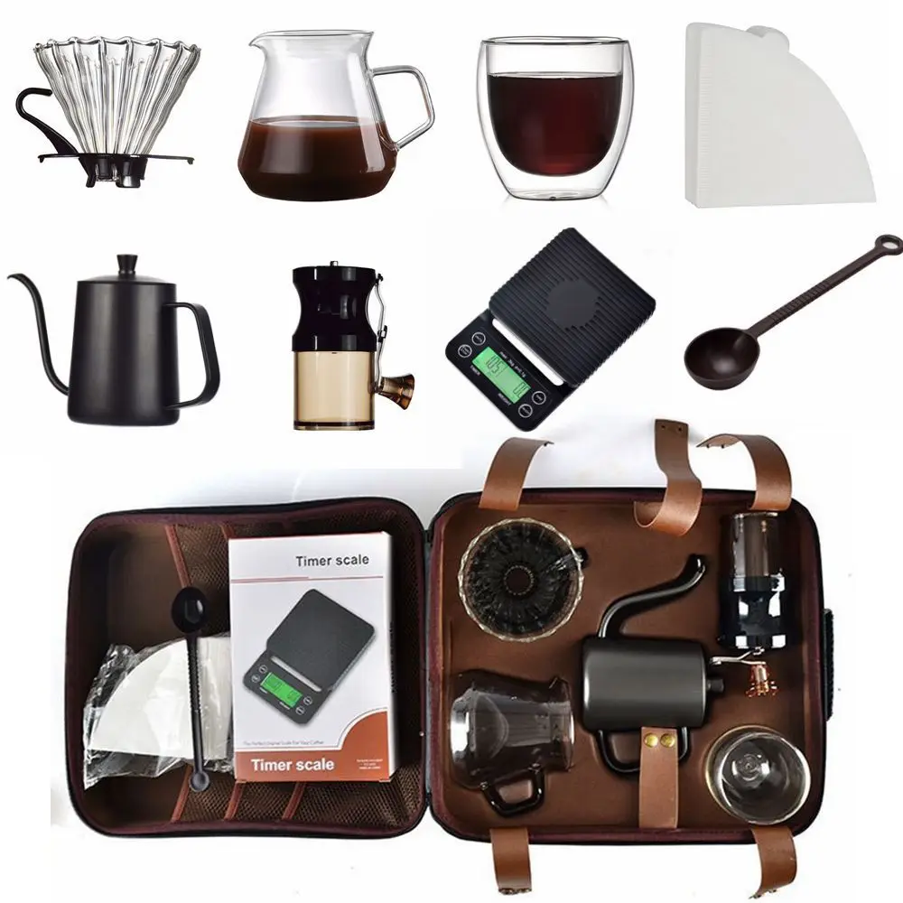 V60-Coffee-Travel-Bag-Caixa-De-Presente-Kit-De-Caf-Pour-Over-Maker-Set ...