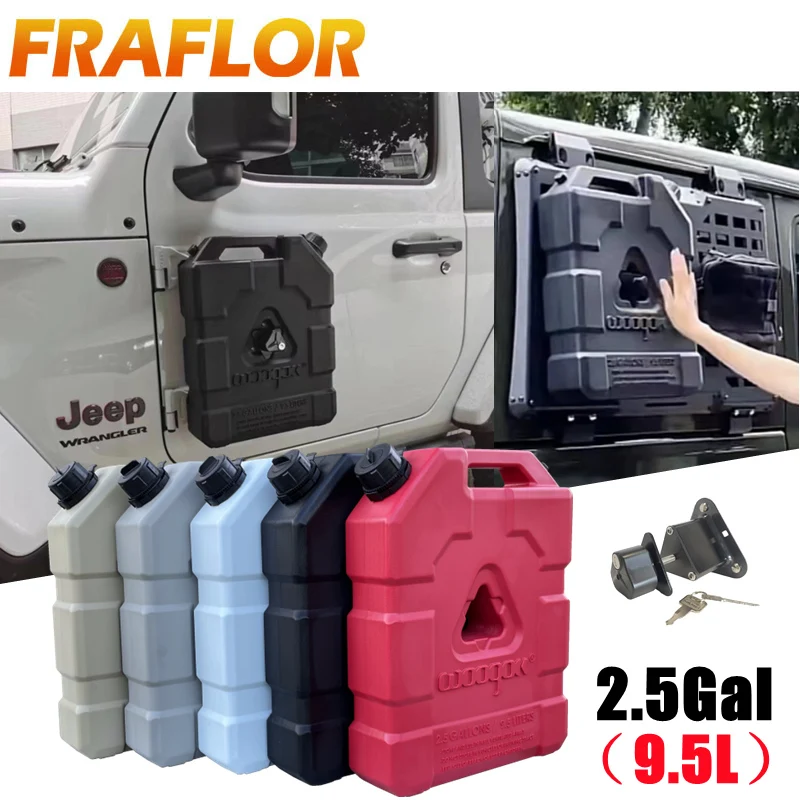 10L (2.5Gal) Liquid Fuel Bottle Spill Proof Fuel Container Portable ...