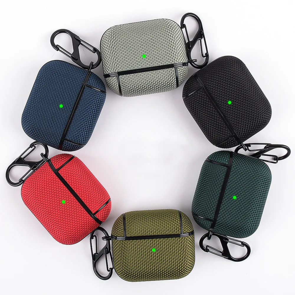 Case for AirPods3 Pro Nylon Fabric Cloth Air Pods Earphone Cover Hard ...