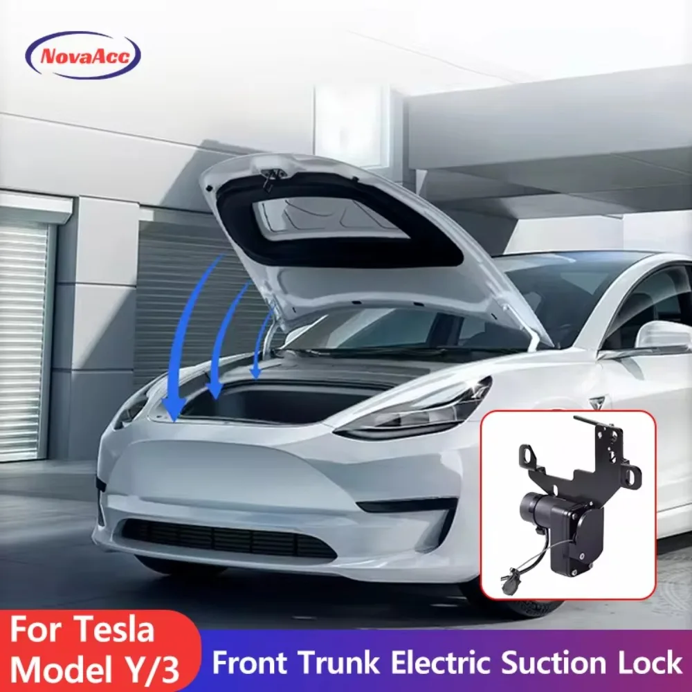 Front-Spare-Box-Electric-Lock-Soft-closing-for-Tesla-Model-3-Y-2021 ...