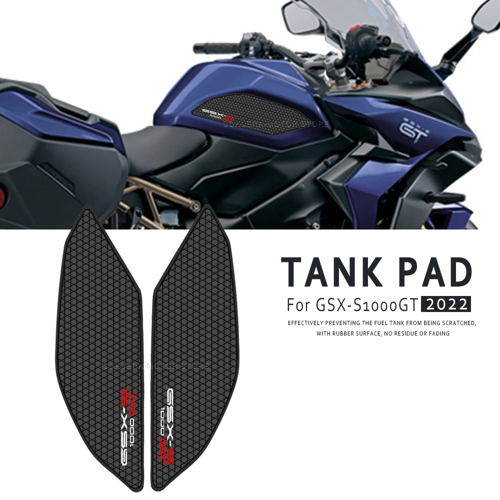 For GSX S1000 GT 2022 Motorcycle Tank Traction Pad Anti Slip Sticker ...