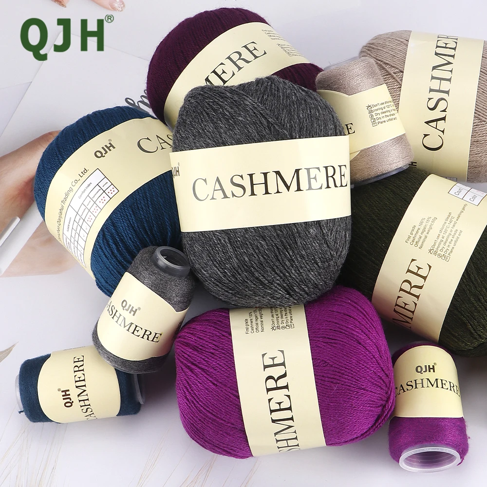 6pcs-Cashmere-Yarn-Crochet-Hand-knitted-Cashmere-Knitting-QJH-Wool-Yarn ...