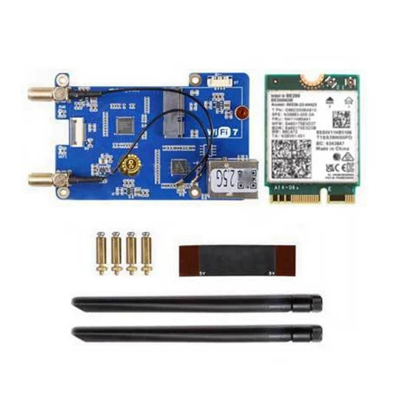 MPW2-5G-For-Raspberry-Pi-5-Expansion-Board-PCIE-To-Wifi7-2-5G-ETH-With ...