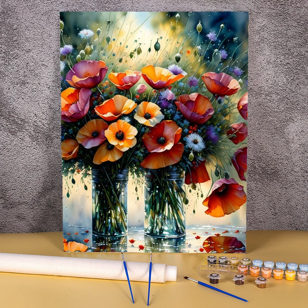 Still-Life-Paint-By-Numbers-Drawing-On-Canvas-HandPainted-Painting-Art ...