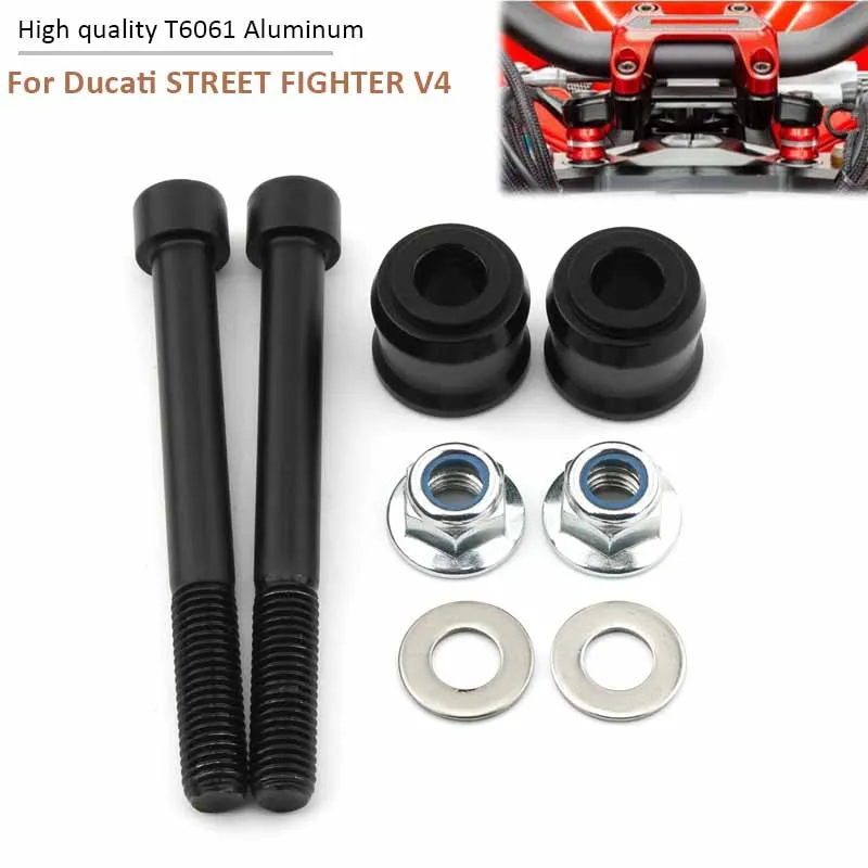 Motorcycle-CNC-Aluminum-Handlebar-Spacers-Riser-Adapter-Clamp-Mount-For ...