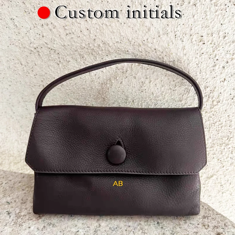 Custom Initials Genuine Leather Mini The Bags For Women Luxury Designer ...