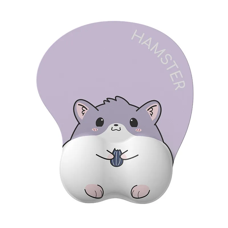 Hamster-Cute-Mouse-Pad-Gaming-3D-Wrist-Rest-Mousepad-Cartoon-Keyboard ...