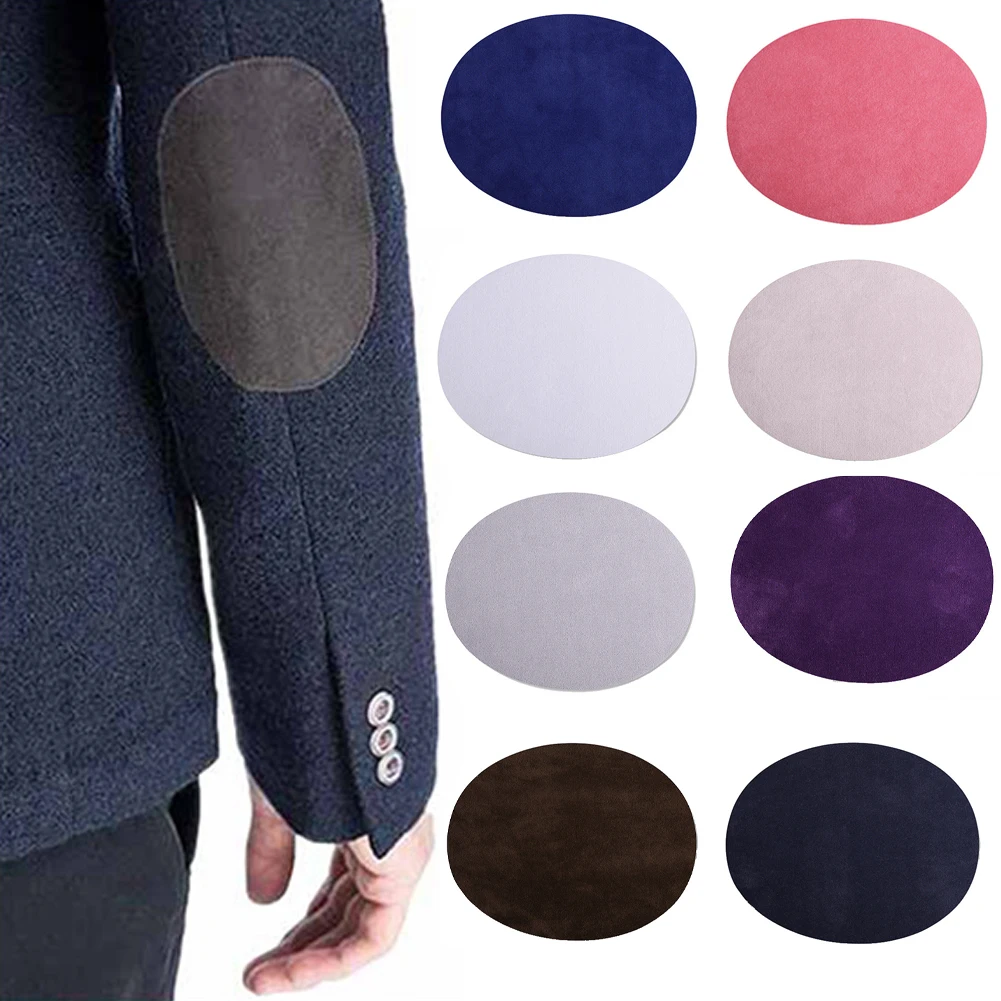Multicolor-Suede-Fabric-Patch-DIY-Iron-On-Patches-Repair-Elbow-Knee ...
