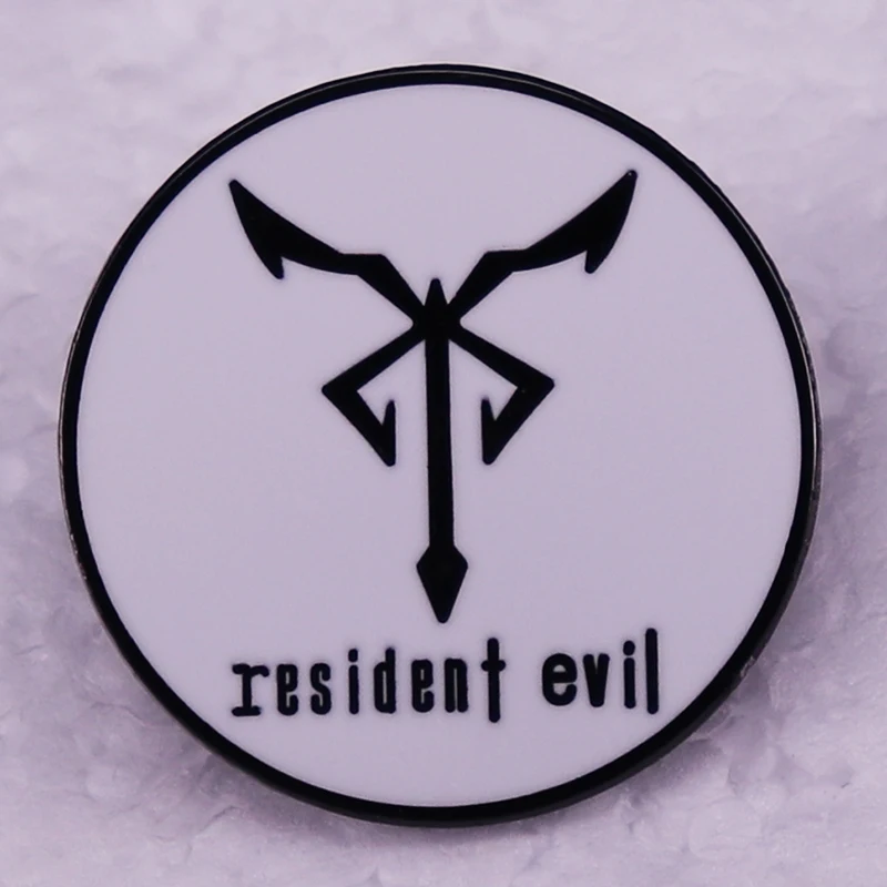 Insignias-esmaltadas-con-logotipo-de-Resident-Evil-insignias-para ...