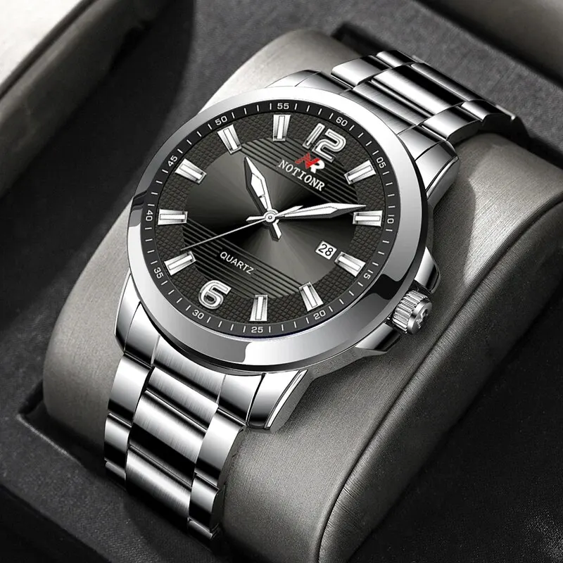 NOTIONR-Fashion-Mens-Watches-for-Men-Luxury-Stainless-Steel-Quartz ...