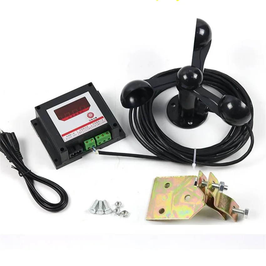 3-Fan-Blades-Tower-crane-anemometer-wind-volume-meter-wind-speed-tester ...