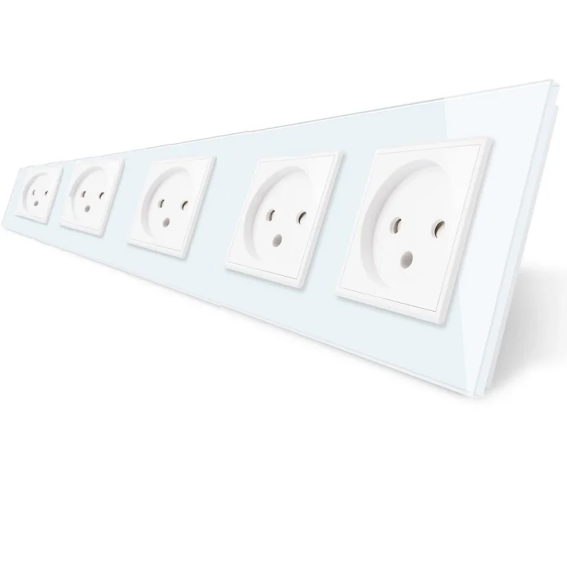 Livolo-Israel-Power-Wall-Socket-Crystal-Glass-Panel-AC-100-250V-16A ...