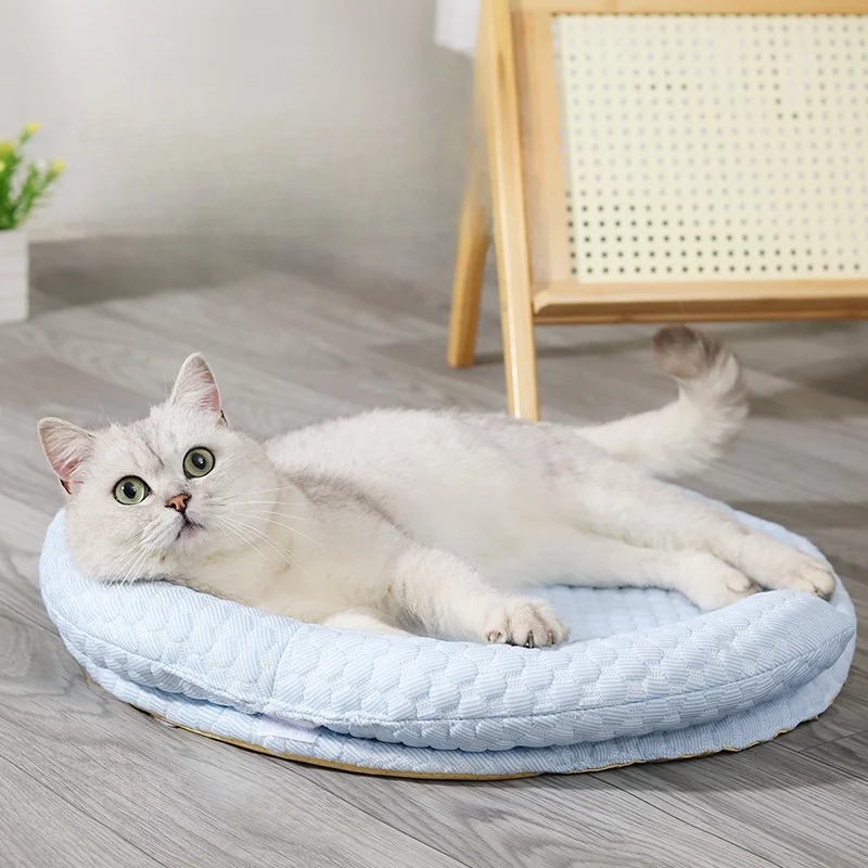 Summer-Cat-Ice-Bean-Mat-Cold-Cat-Mattress-With-Cooling-Bite-And-Scratch ...