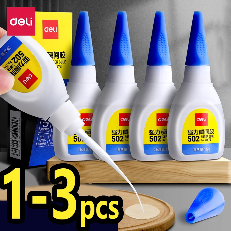 1-3pcs-Deli-502-Super-Glue-Upgraded-Version-Cyanoacrylate-Quick-Drying ...