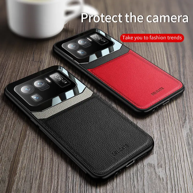 Xiaomi Mi 11 Ultra Mi11Ultra Case Silicone TPU Bumper Leather Glass ...