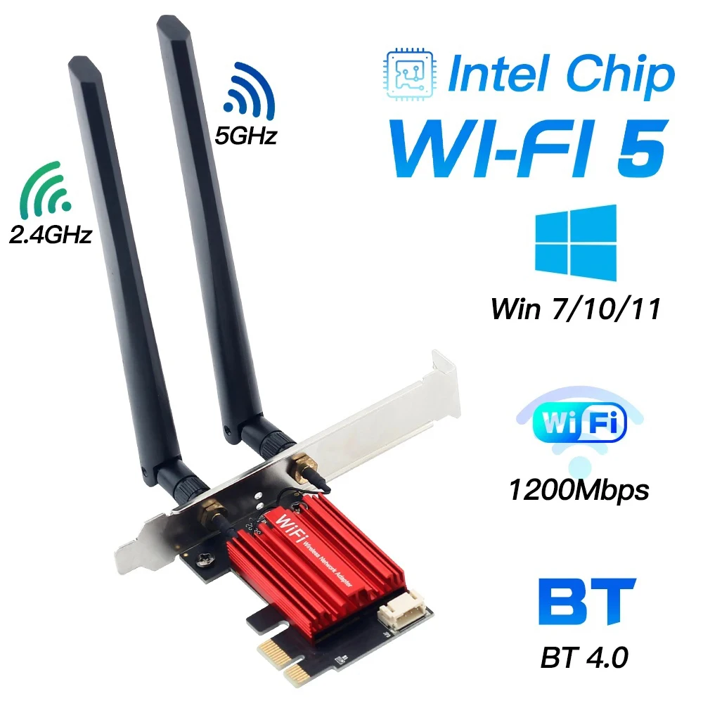 WiFi-5-PCI-E-Wireless-Adapter-AC1200-Network-Card-Dual-Band-2-4G-5GHz ...