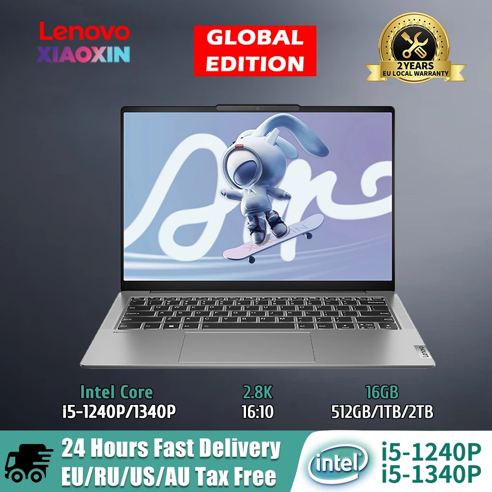 Lenovo Xiaoxin Air14 Laptop Intel Core I5-1240p/1340p Cpu 16g Ram 512gb ...