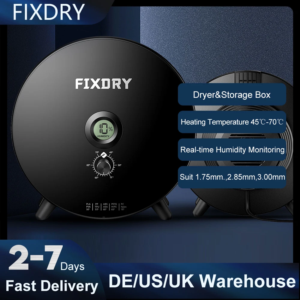 FIXDRY-NT1-Filament-Dryer-360-Surrounding-Heating-45-70-Real-time ...