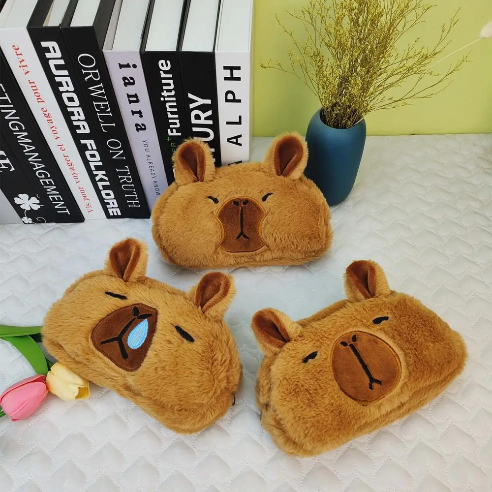 Plush-Doll-Capybara-Plush-Pen-Bag-Stuffed-Soft-Capybara-Pen-Pouch ...