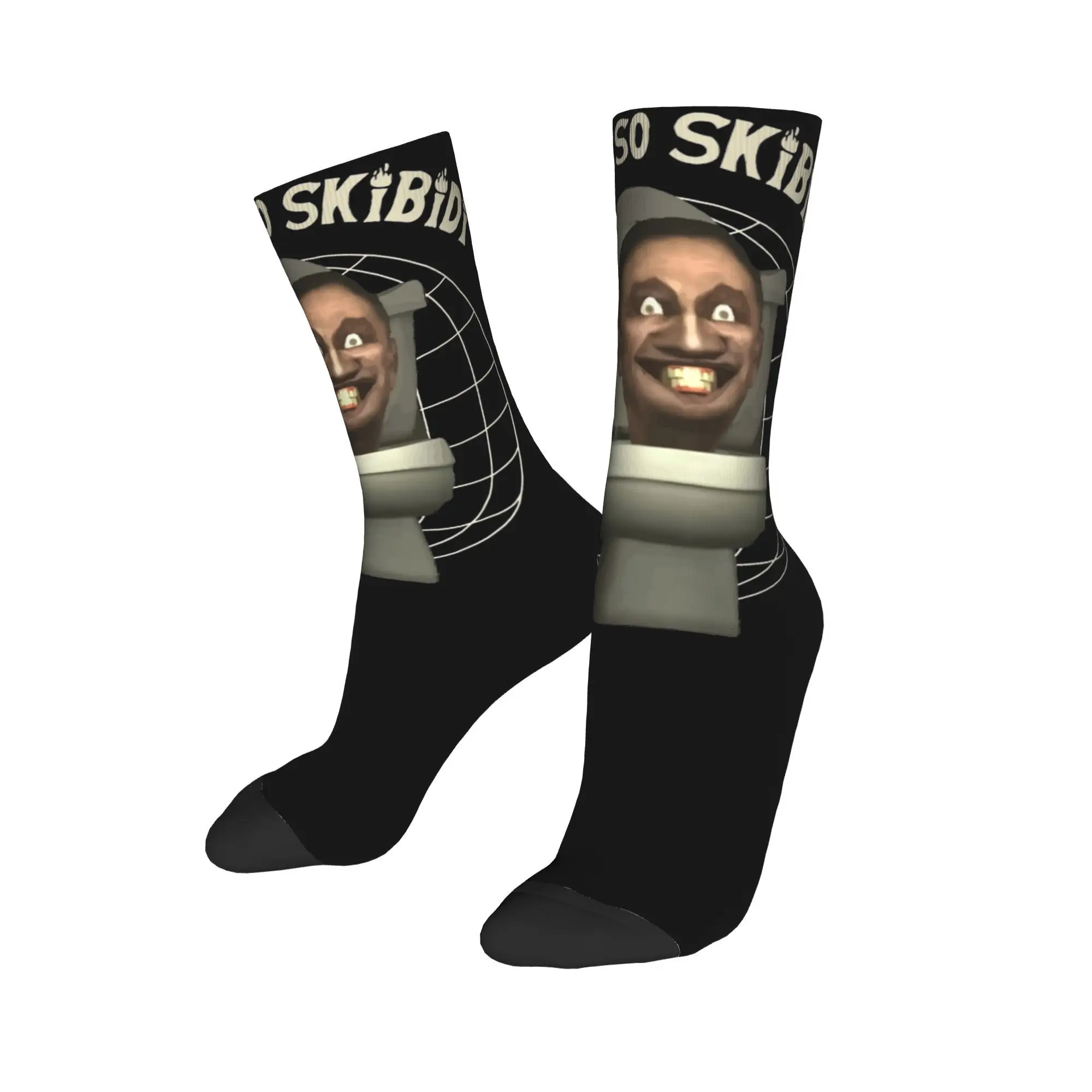 Casual-Unisex-Crew-Socks-You-re-So-Skibidi-II-Merch-Cute-Skibidi-Toilet ...