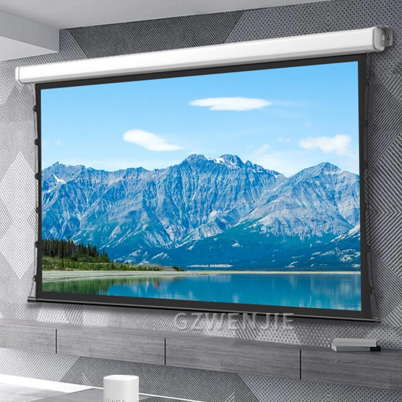 Projector-Screen-84-92-100-110-120in-Anti-light-Cloth-Projection-Screen ...