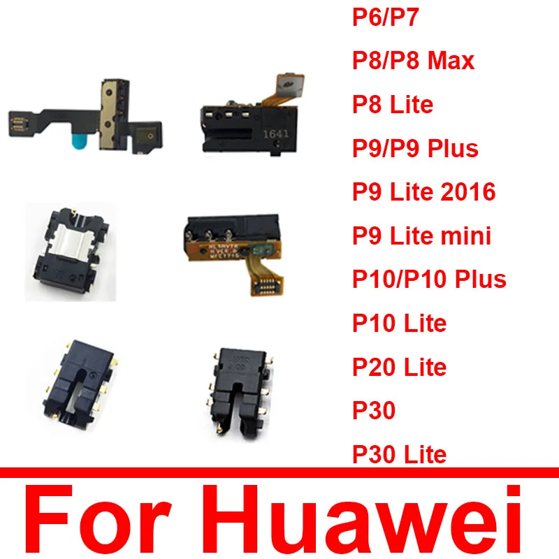 Ear Earphone Audio Jack Port Connector Flex Cable For Huawei P9 P10 ...