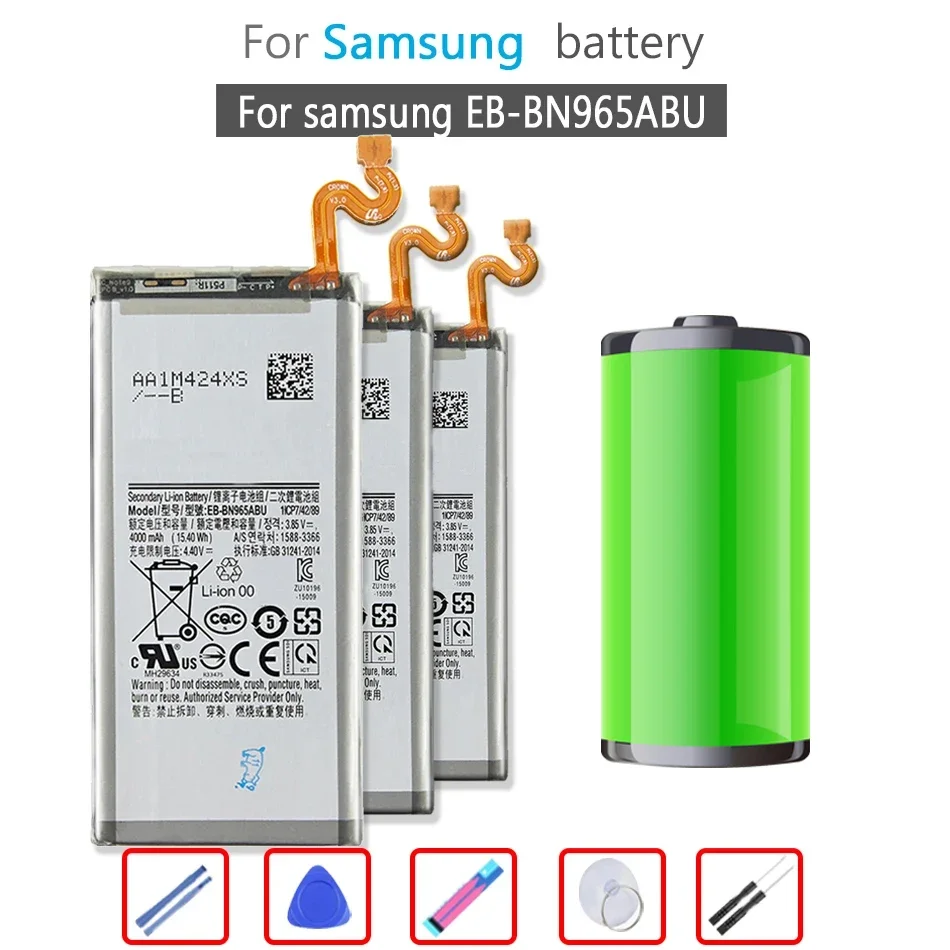 Eb Bn965abu 4000mah Battery For Samsung Galaxy Note9 Note 9 N9600 Sm