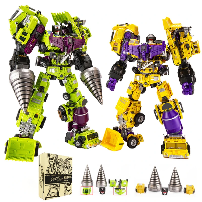 JINBAO 8008 GT Devastator Transformation Action Figure Toy IDW Oversize ...