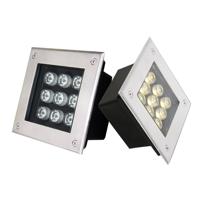 Square-LED-In-ground-Lights-6W-9W-12W-18W-Garden-Stairs-Spot-Decking ...