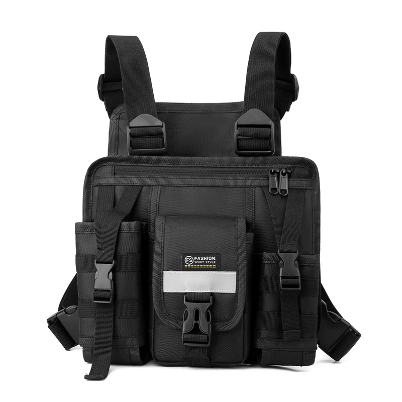 Reflective-Design-Chest-Rig-Bag-Wear-resistant-Tactical-Vest-Bag ...