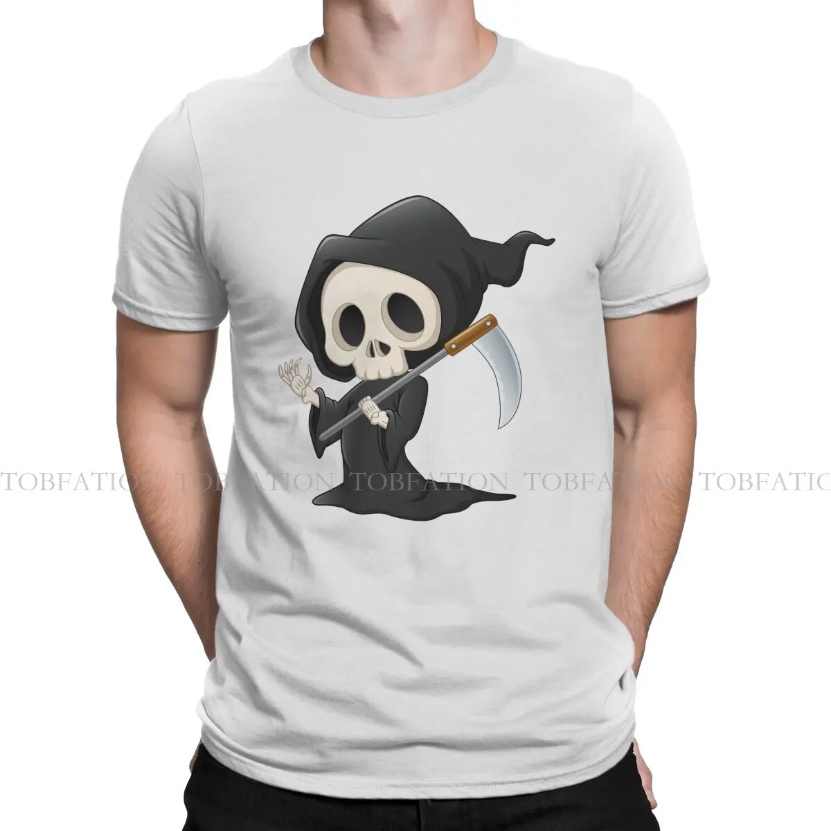 Cartoon-Death-Unique-TShirt-Santa-Muerte-Comfortable-Hip-Hop-Graphic-T ...