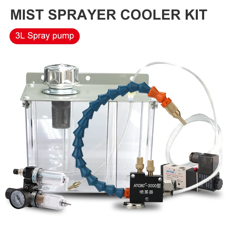 CNC-Machine-Pneumatic-Sprayer-3L-Transparent-Oil-Pump-Lubrication ...