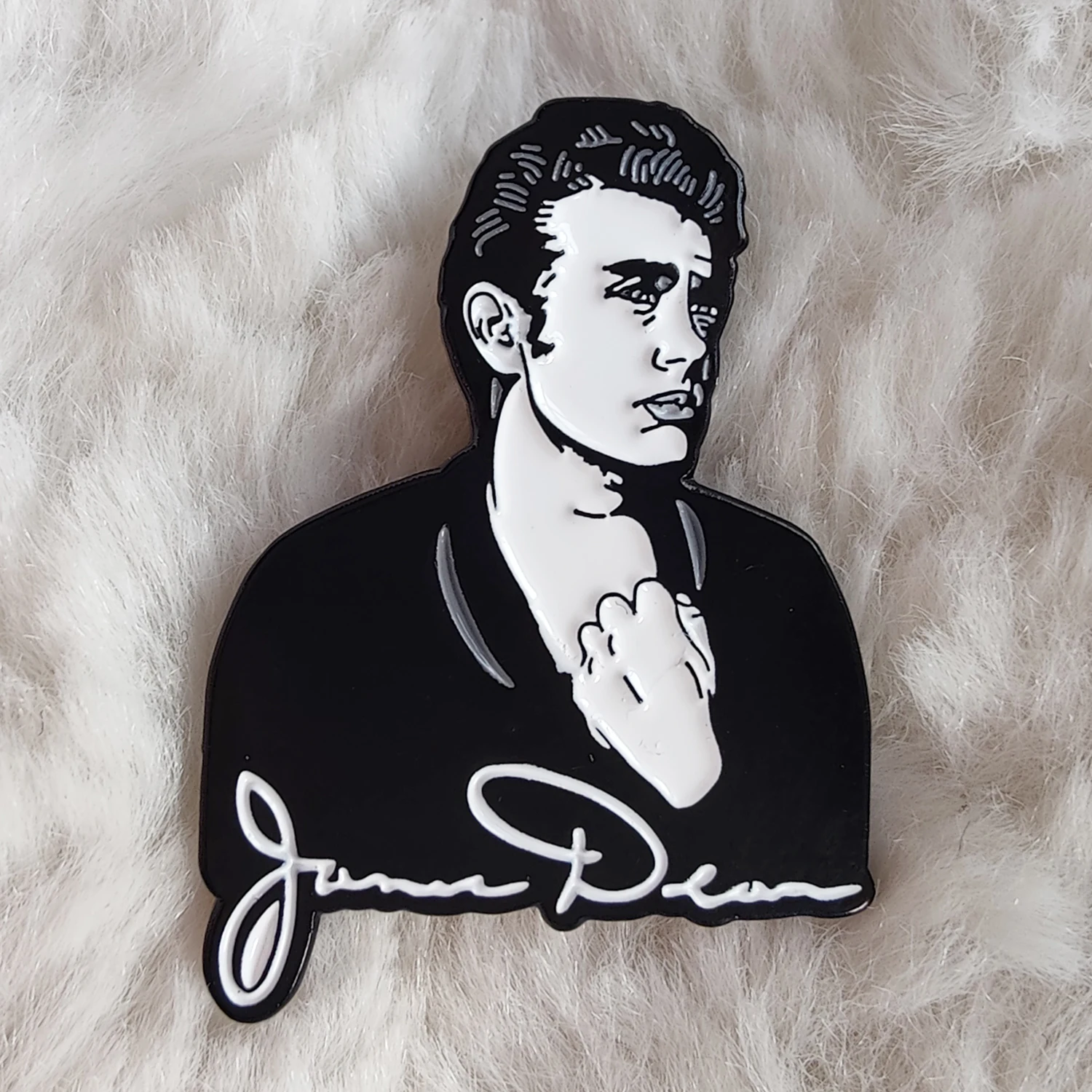 James Dean Enamel Lapel Broches, Badge Jewelry Gift para crianças e ...