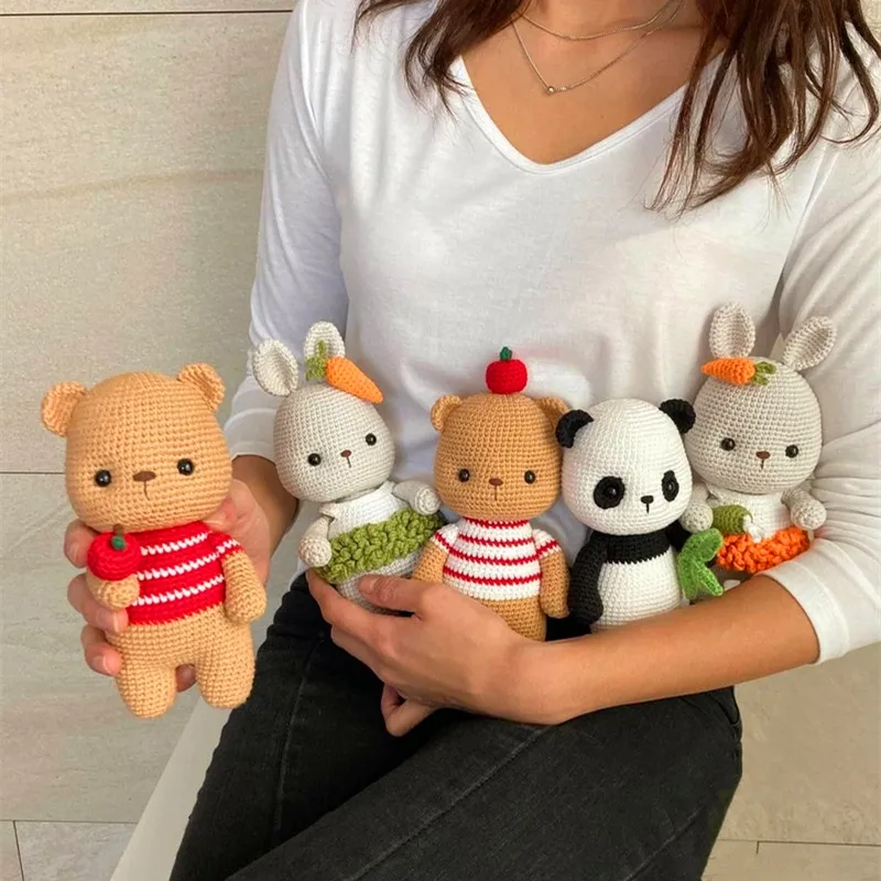 DIY-Wool-Material-Bag-Crochet-Weaving-Cute-Animal-Creative-Handmade ...