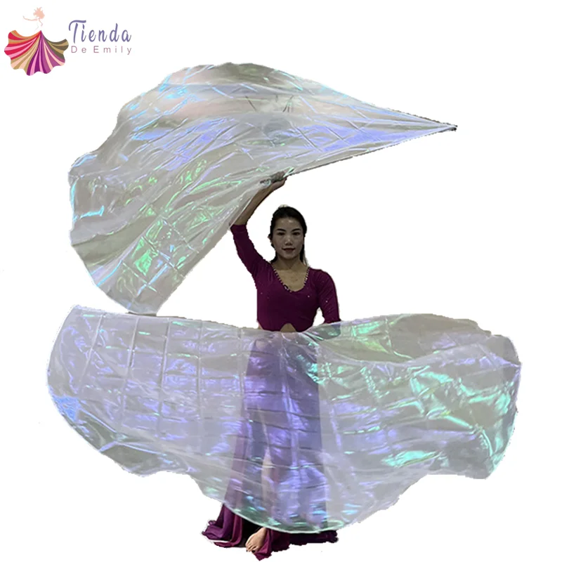 2PCS-Worship-Flags-Large-Semicircle-Praise-Dance-Angle-Wing-Flag-With ...