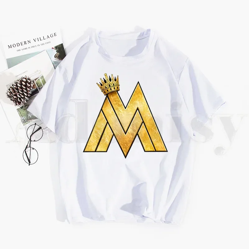 Maluma Hawai Reggaeton Singer Tshirt Hip Hop Girl Print Top Tees ...