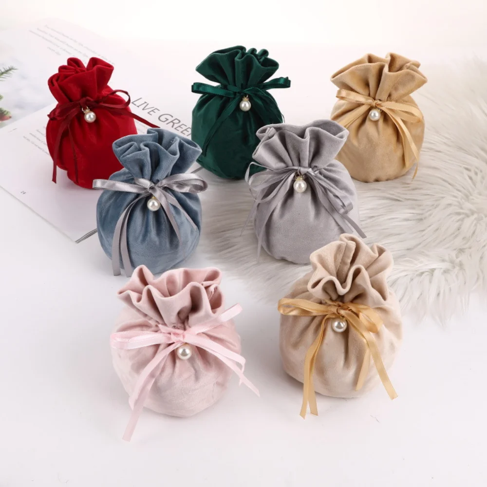 Easter Velvet Gift Packing Bags Valentines Day Chocolate Candy Bags For ...