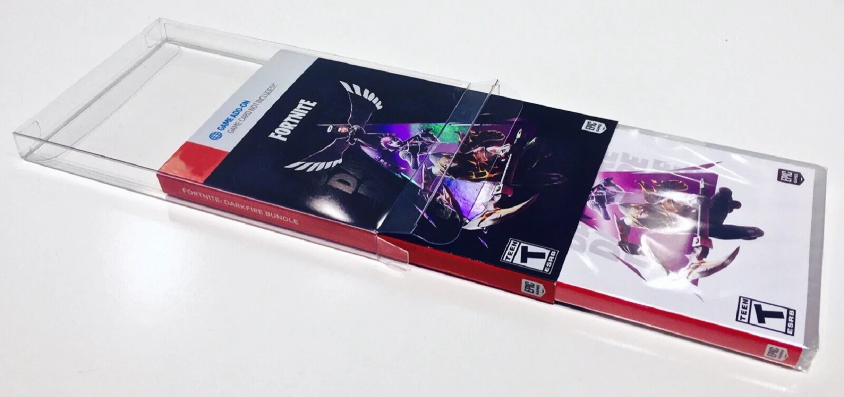 5 Box Protector for single NINTENDO SWITCH + SLIPCOVER Games! Clear ...