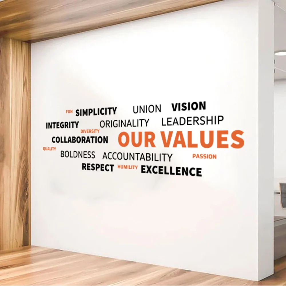 Our-Values-Inspirational-Quote-Office-Wall-Sticker-Passion-Teamwork ...